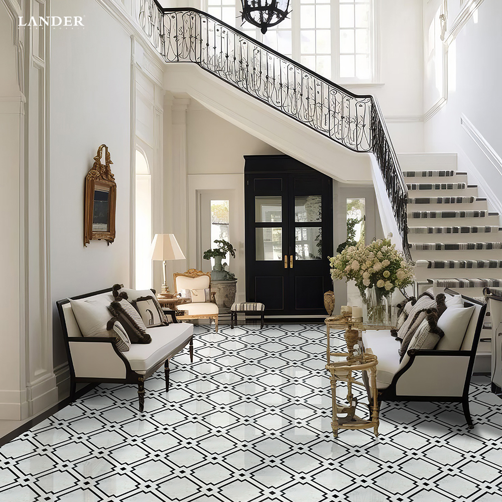 New marble parquet for Living Room - LanderStone