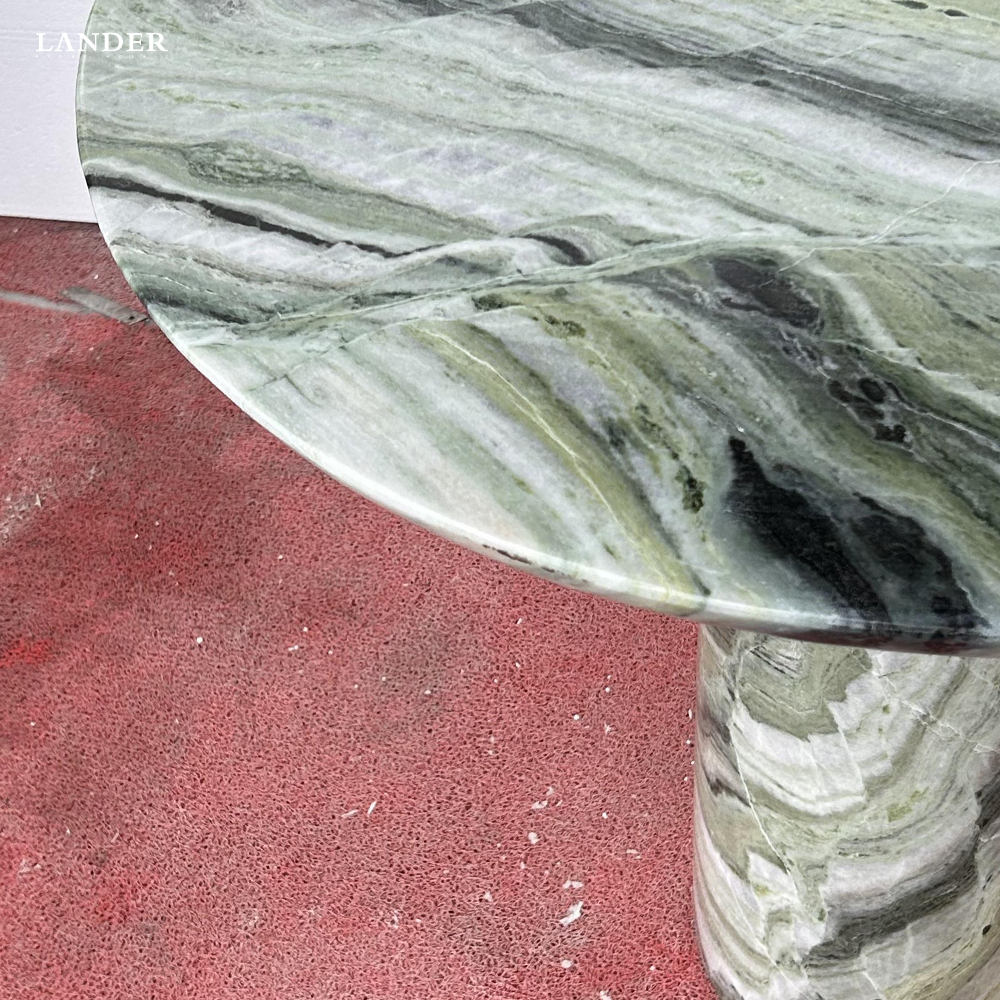 Shangrila Green Round Coffee Table - LanderStone