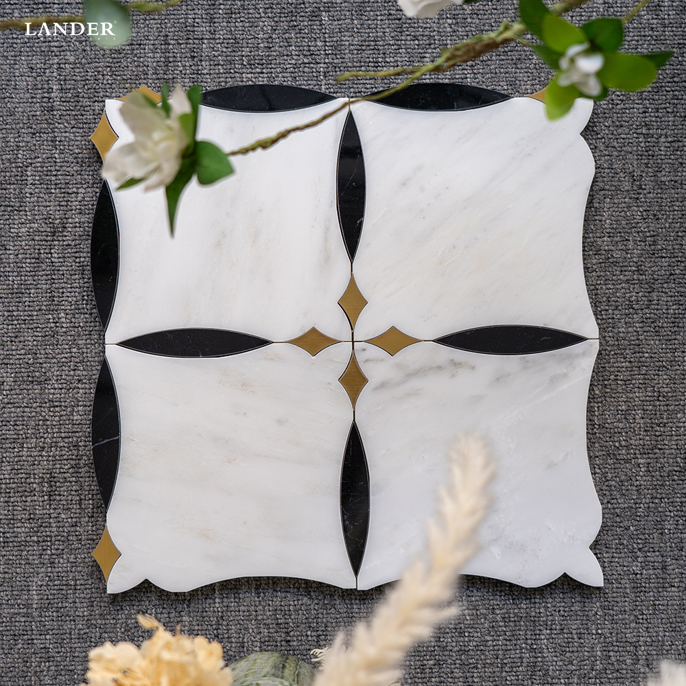 Lander Marble Mosaic Water Jet for Bathroom - LanderStone