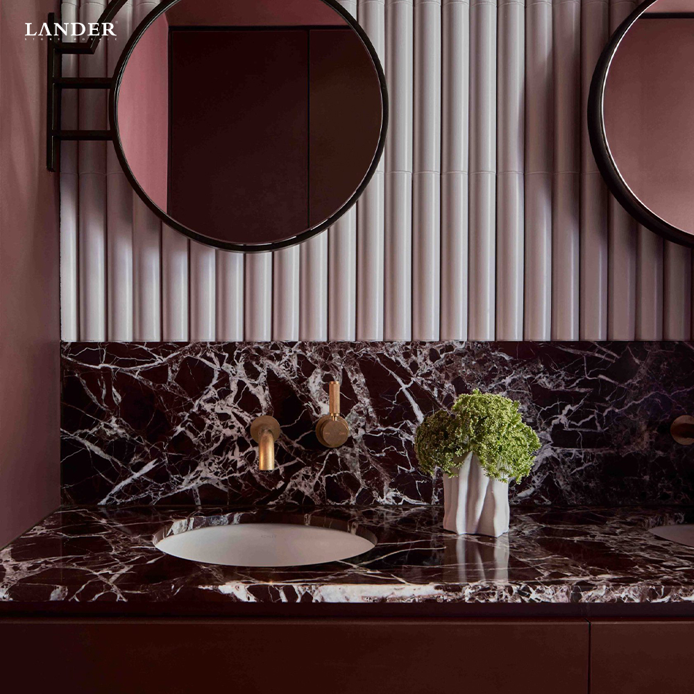 Rosa Levanto Marble Slab - LanderStone