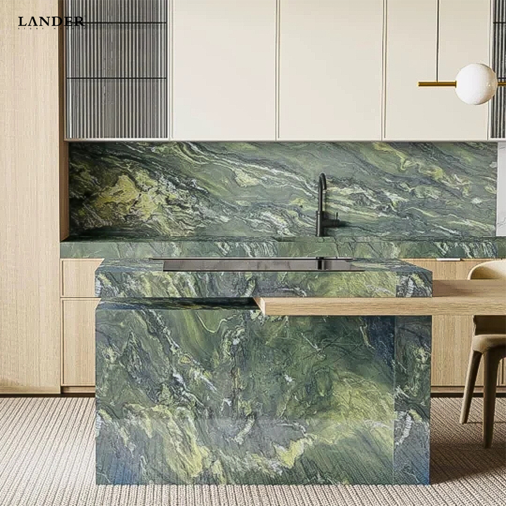 Monet's Forest Marble Slab - LanderStone