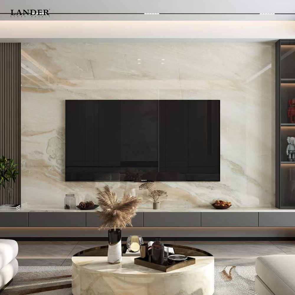 Ionian White Marble Slab - LanderStone