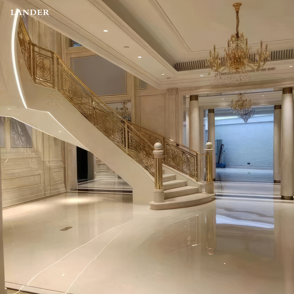 Aran White Marble Slab - LanderStone