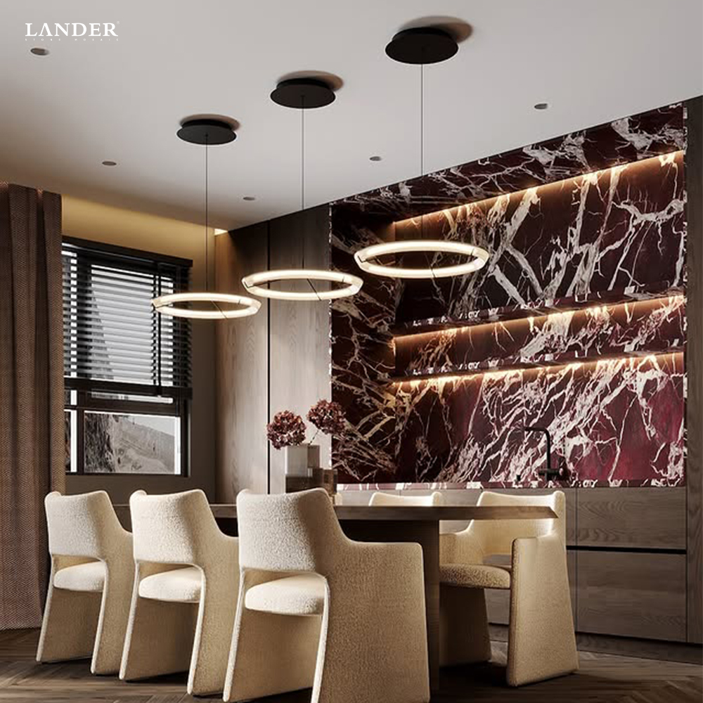 Rosa Levanto Marble Slab - LanderStone