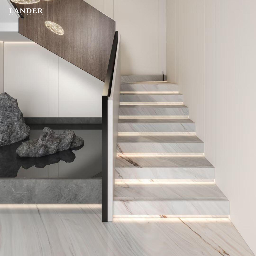 Palissandro White Marble Slab - LanderStone