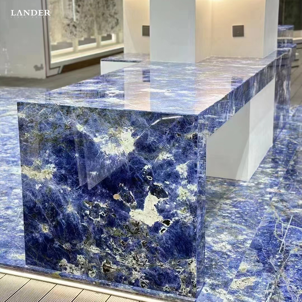 Sodalite Blue Marble Slab - LanderStone