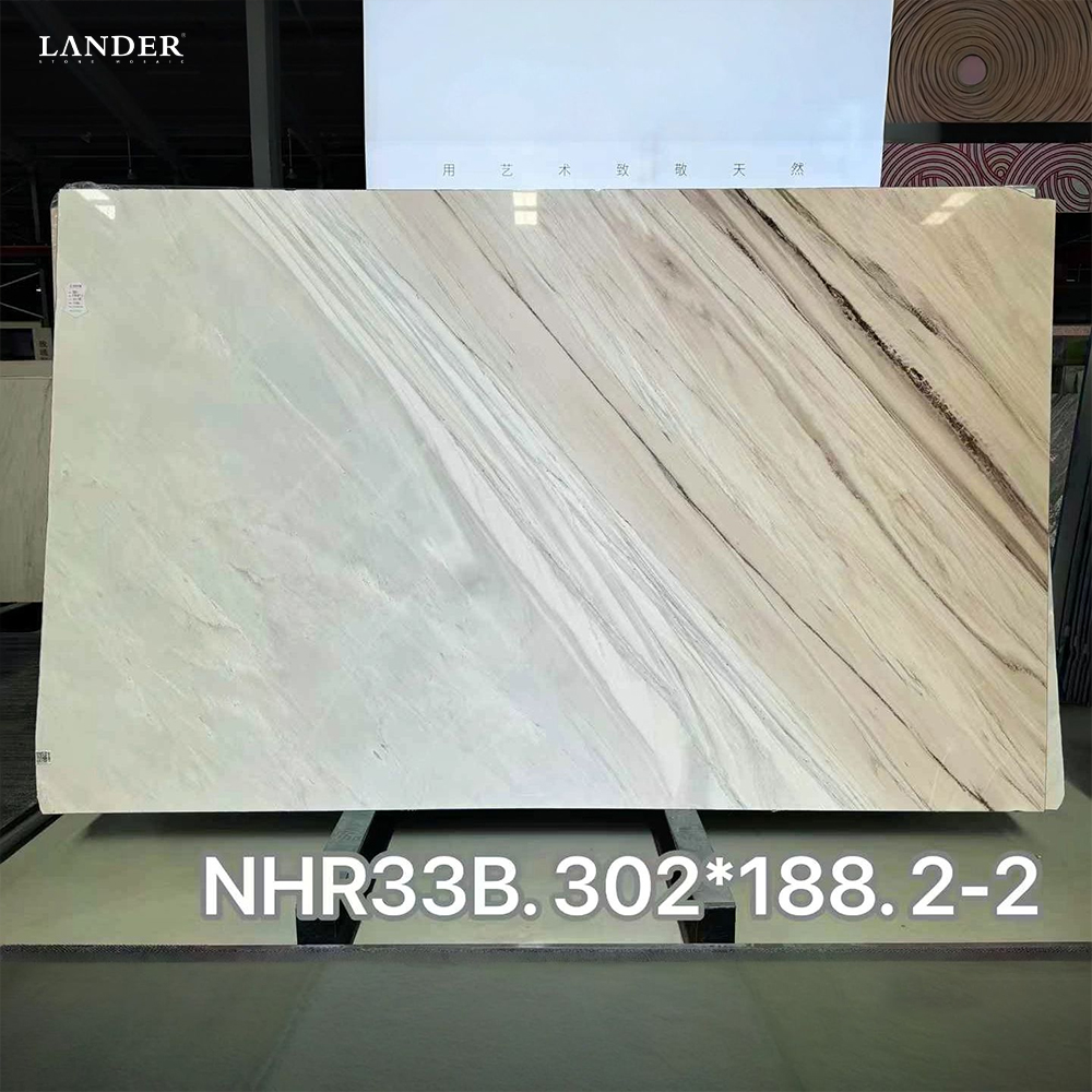 Palissandro White Marble Slab - LanderStone