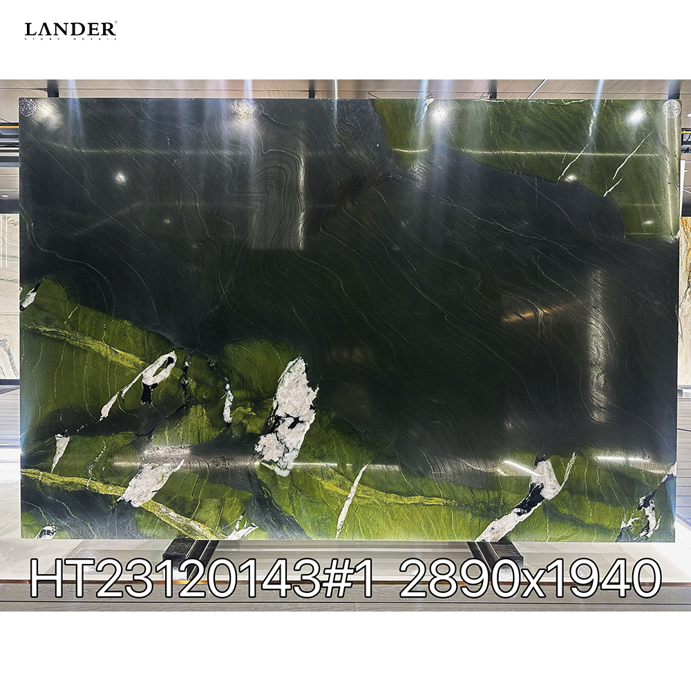 Avocado Green Marble Slab - LanderStone