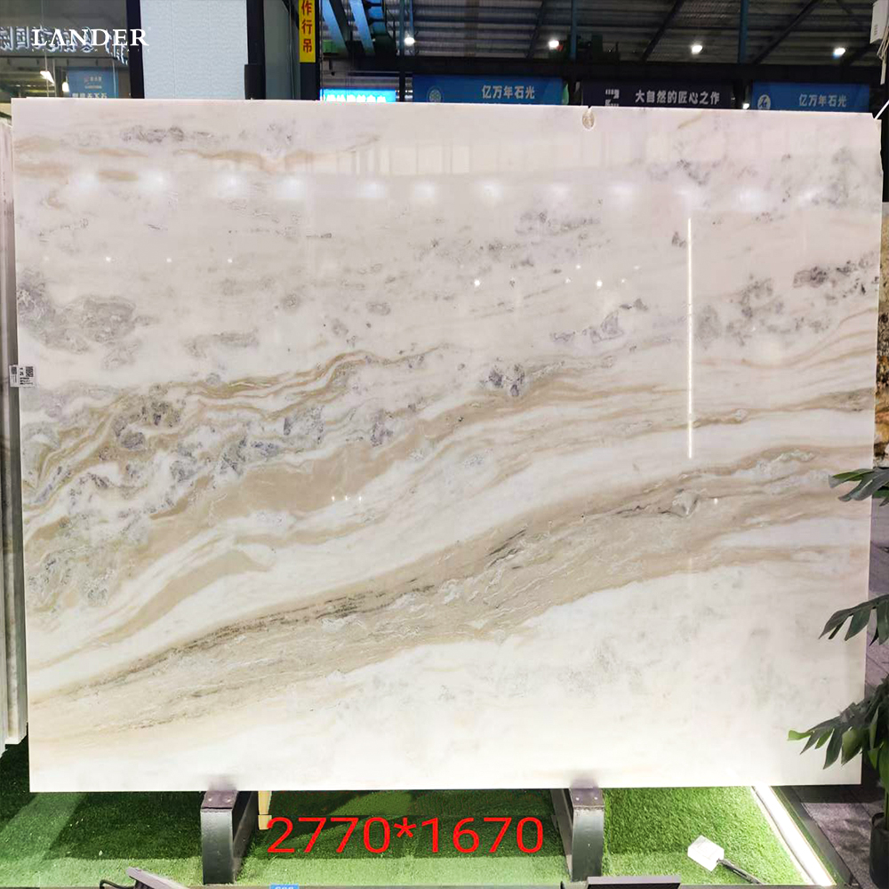 Ionian White Marble Slab - LanderStone