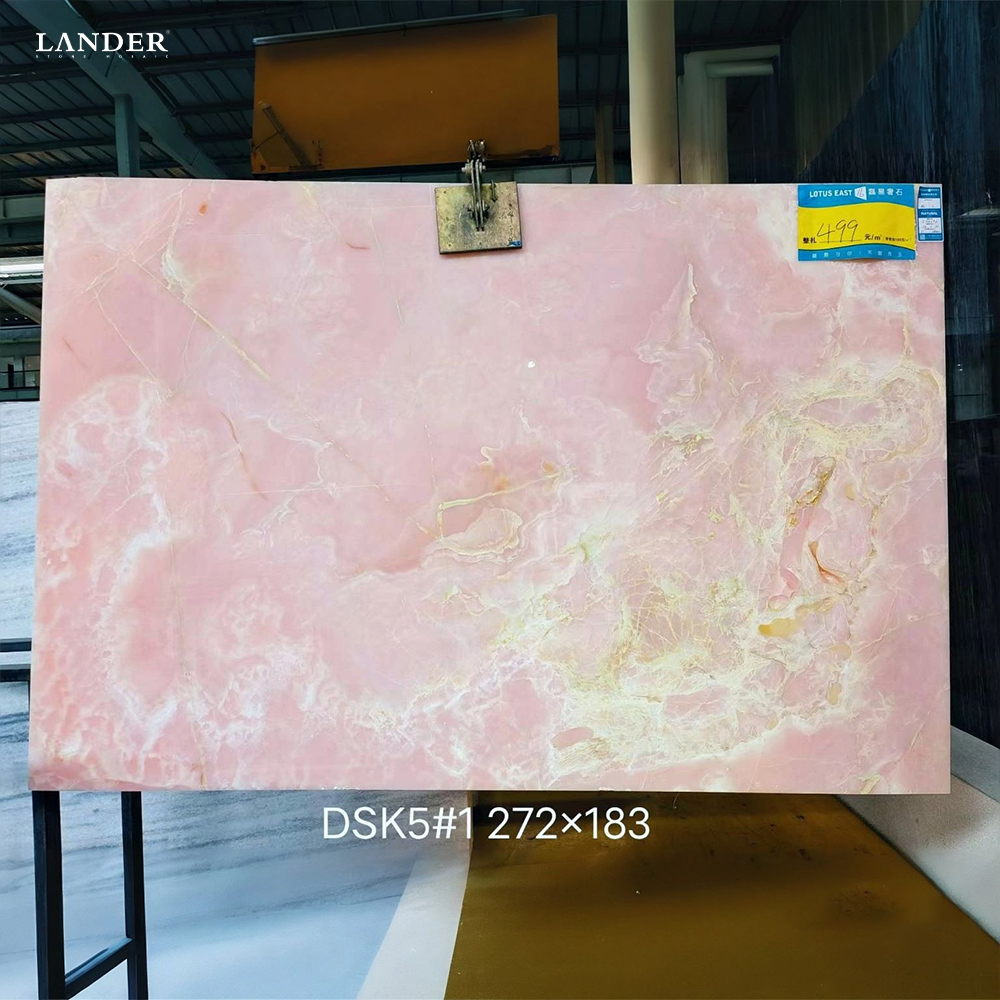 Pink Jade Marble Slab - LanderStone