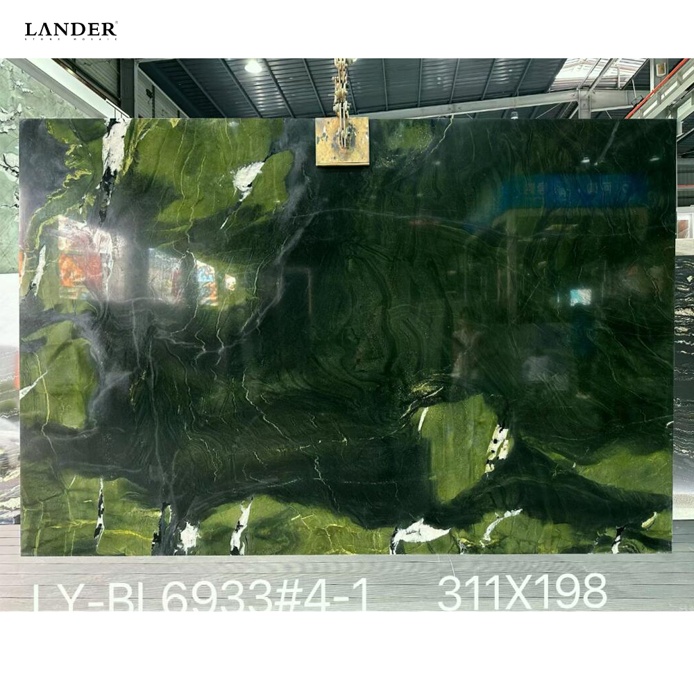 Avocado Green Marble Slab - LanderStone