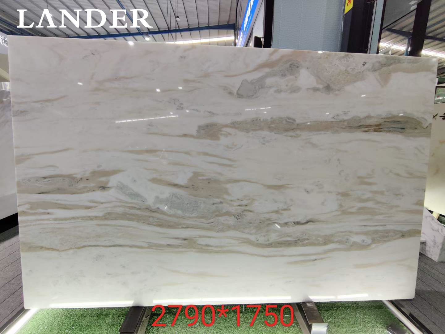 Ionian White Marble Slab - LanderStone