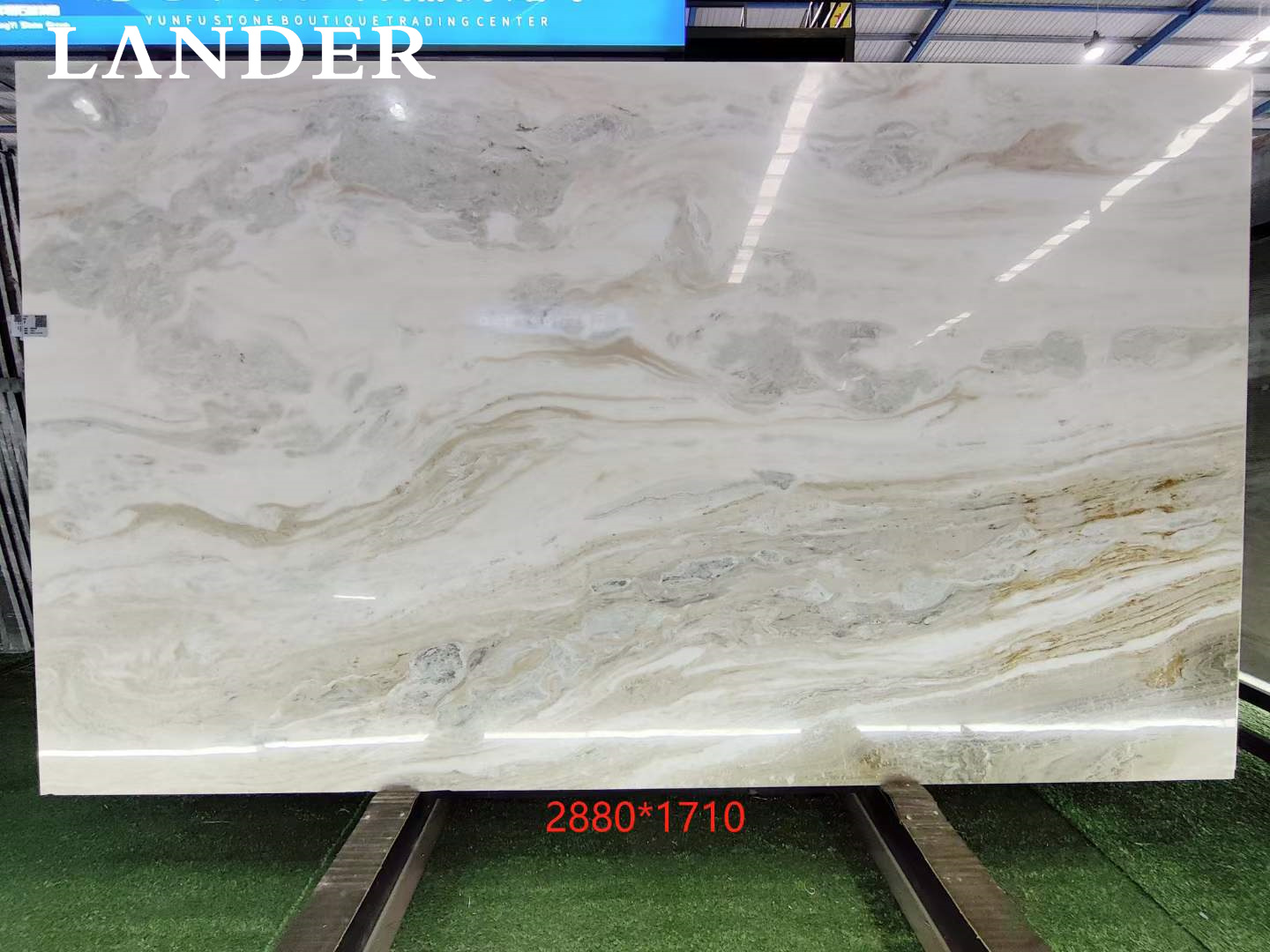 Ionian White Marble Slab - LanderStone
