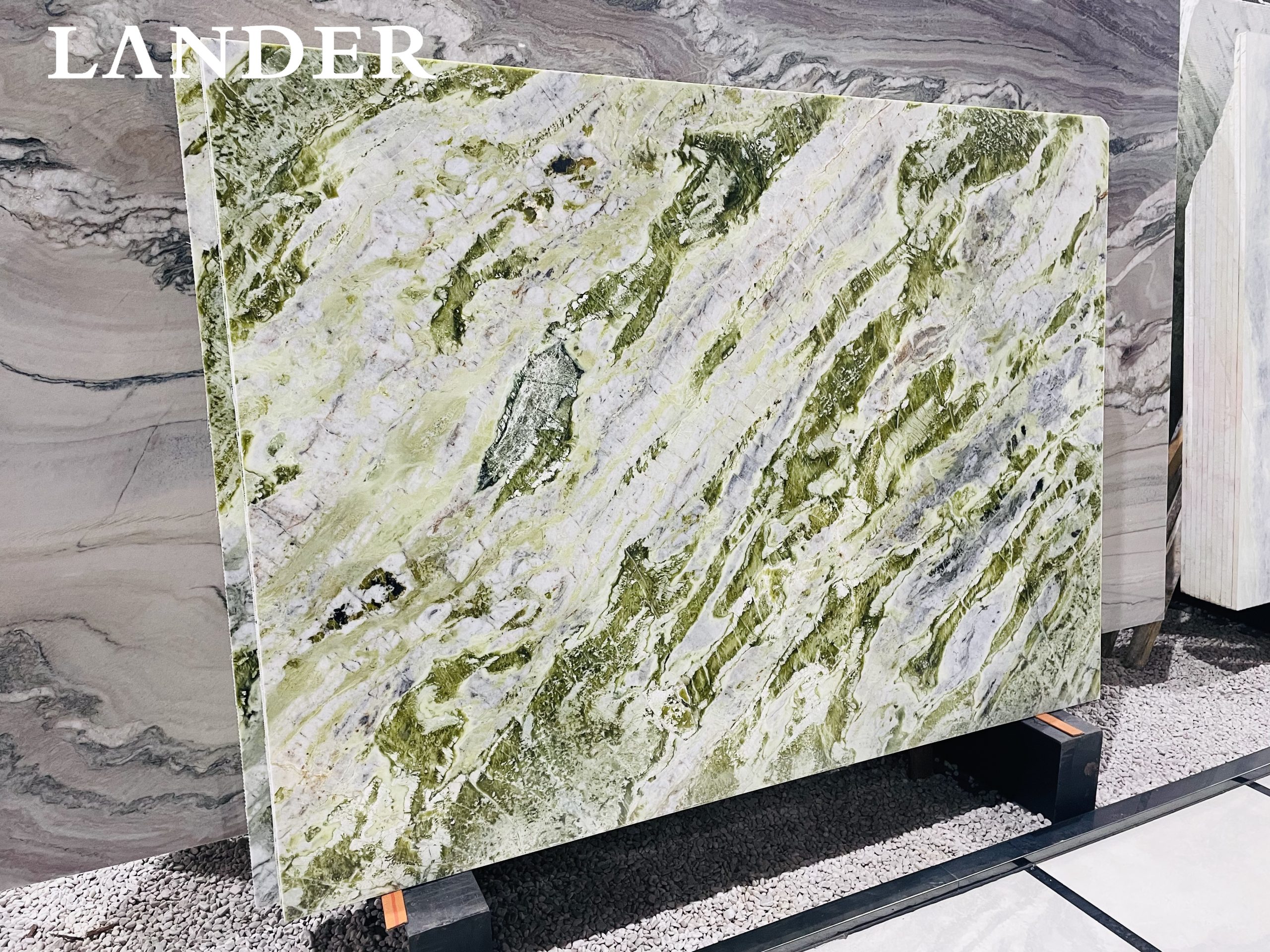 Irish Green Marble Slab - LanderStone