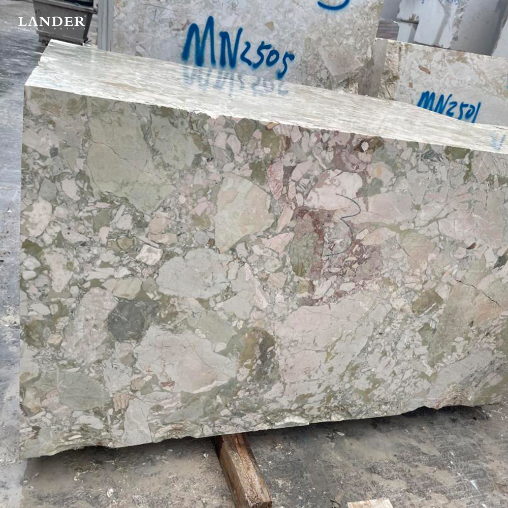 Monet's Garden Marble Slab - LanderStone