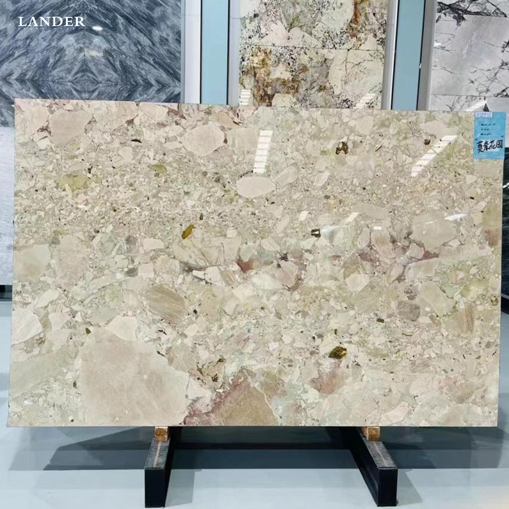 Monet's Garden Marble Slab - LanderStone
