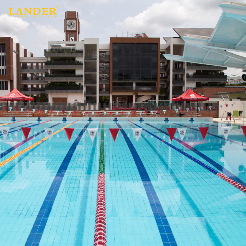Competition Standard Pool Finger Grip Tile - LanderStone