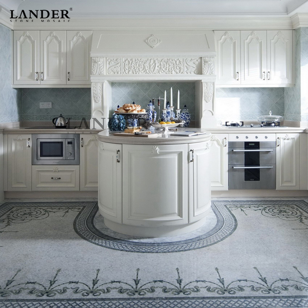 Customizable Marble Mosaic Portrait Medallions - LanderStone