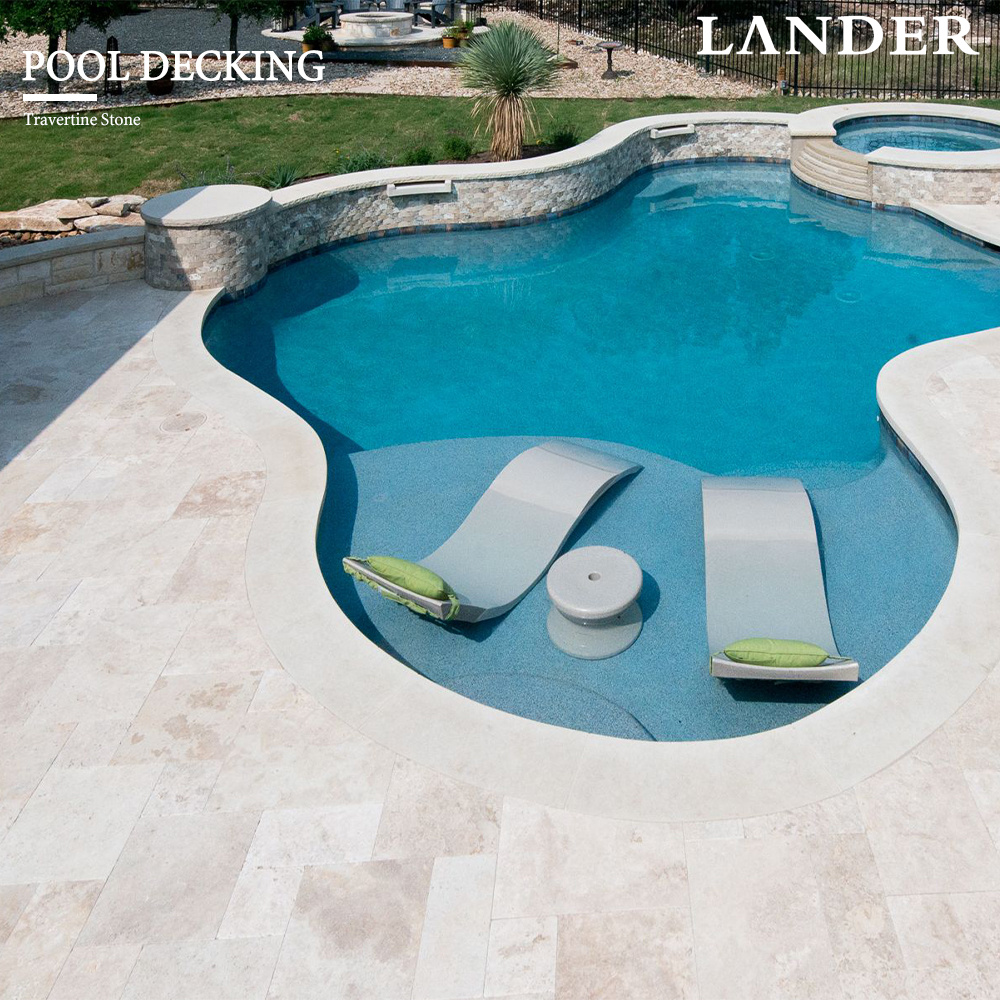 Customized Design Swimming Pool Deck Tiles - LanderStone