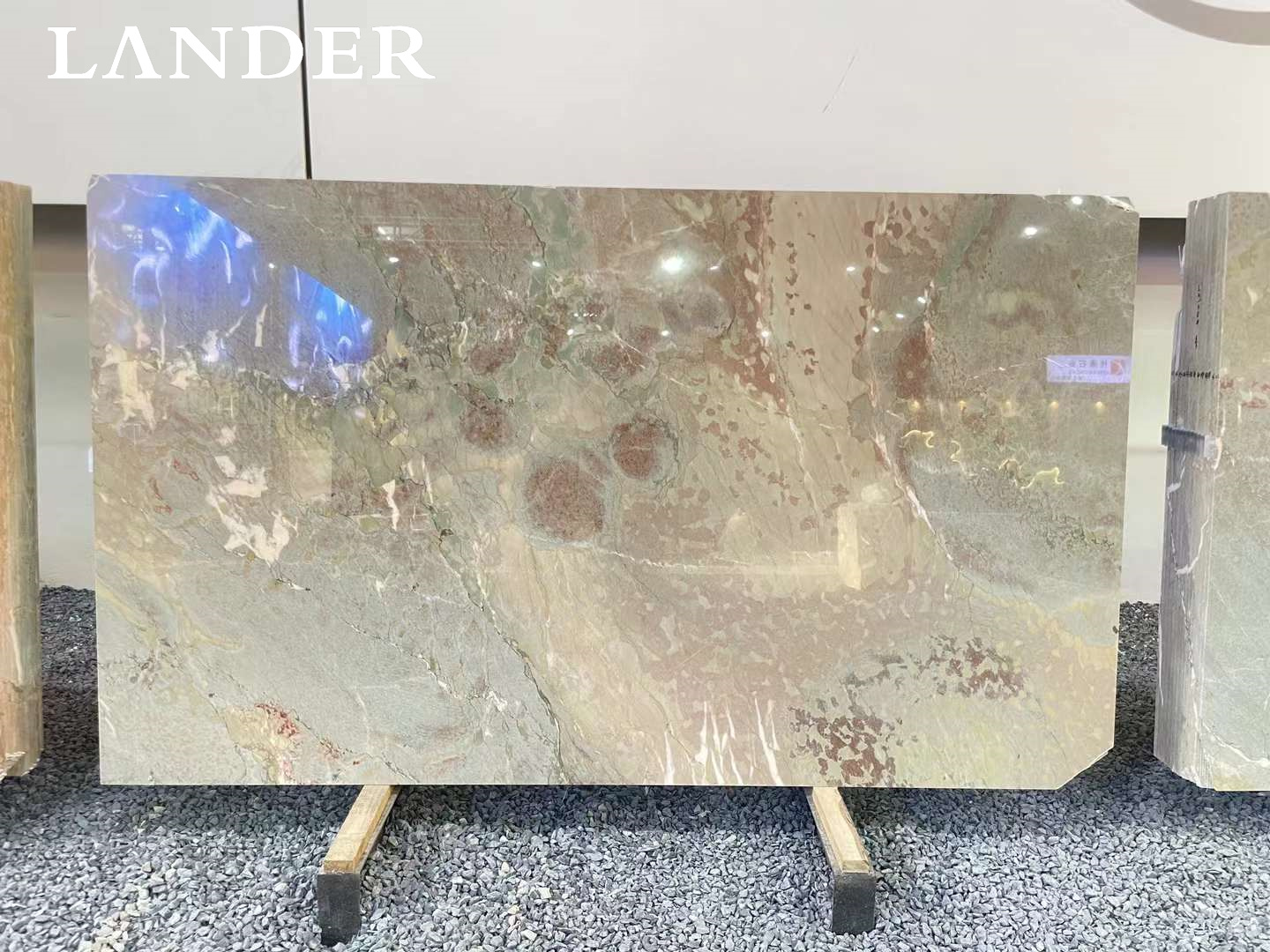 Monet's Garden Marble Slab - LanderStone