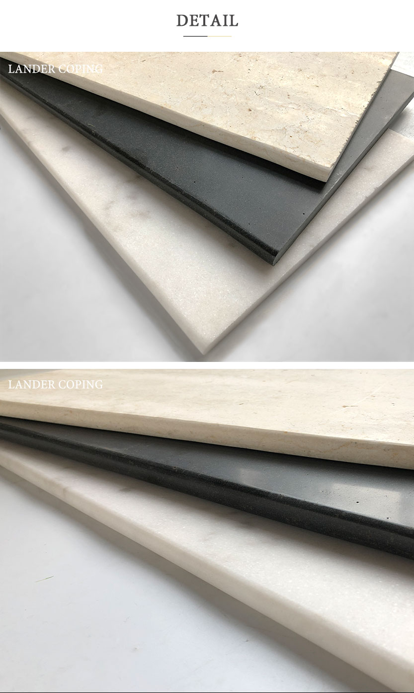 Bianco Carrara Swimming Pool Deck Tiles - LanderStone