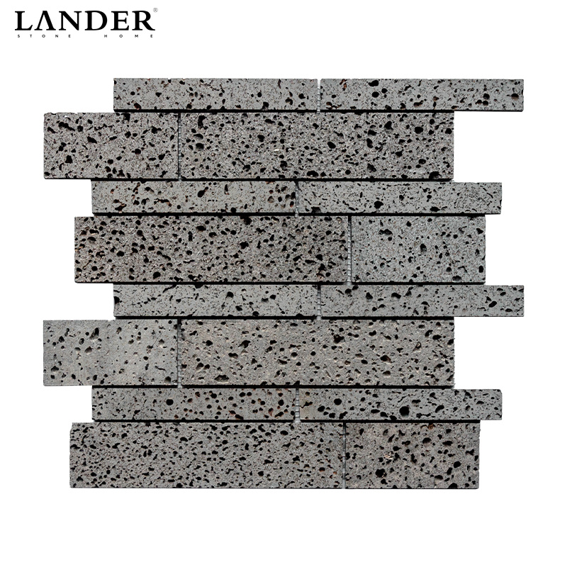 Nava Stone Mosaic Bar Project Custom - LanderStone