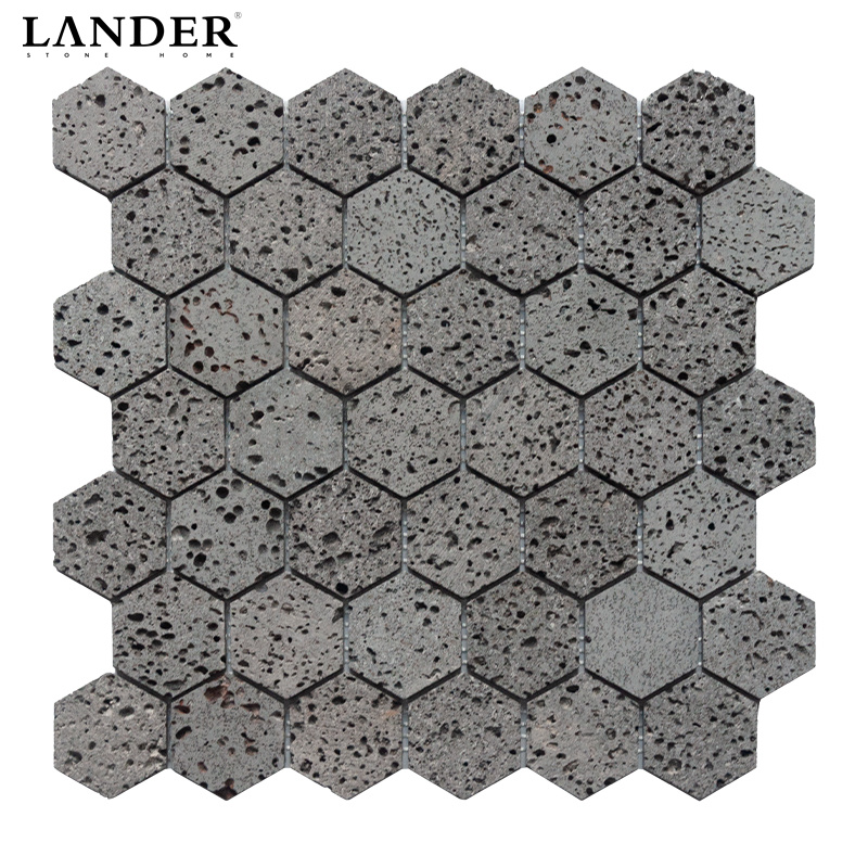 Nava Stone Mosaic Bar Project Custom - LanderStone