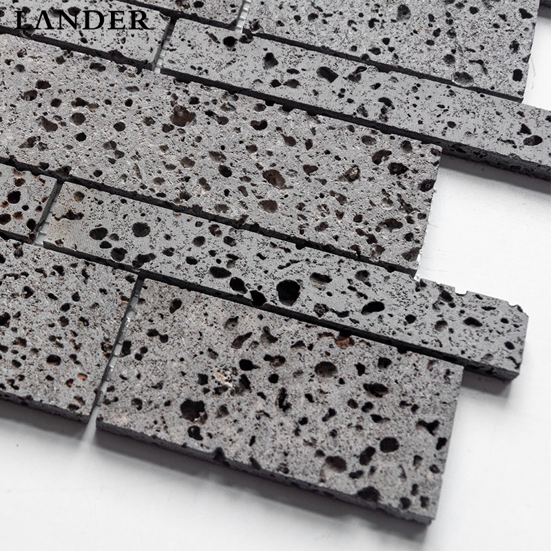 Nava Stone Mosaic Bar Project Custom - LanderStone
