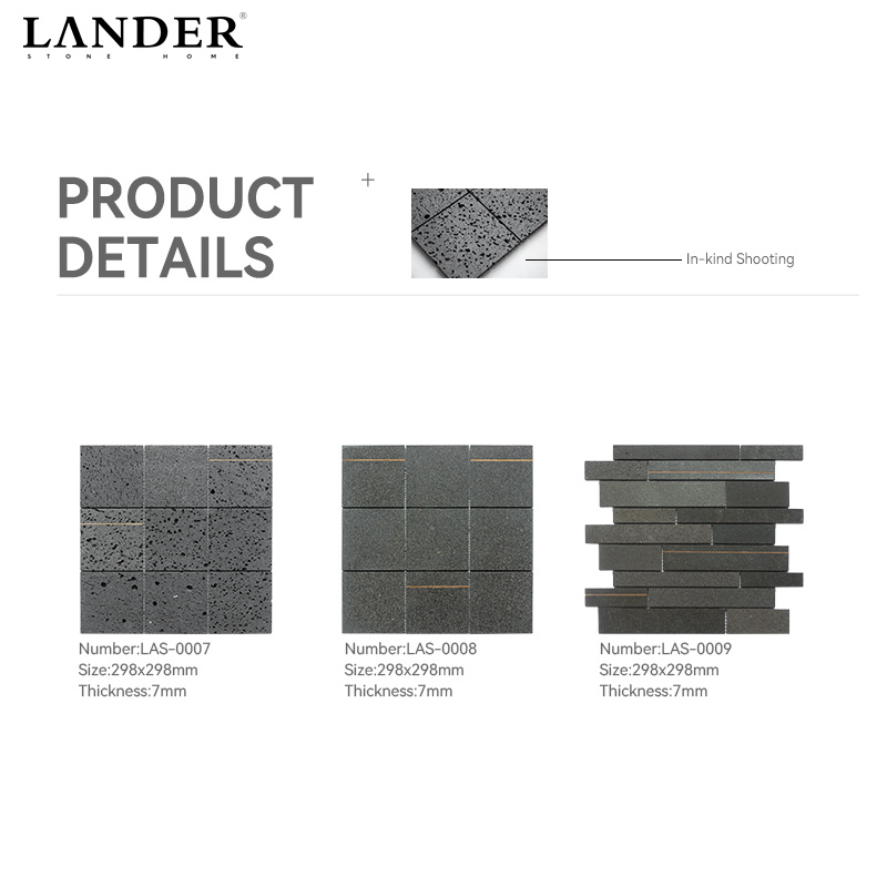Nava Stone Mosaic Strip Design - LanderStone